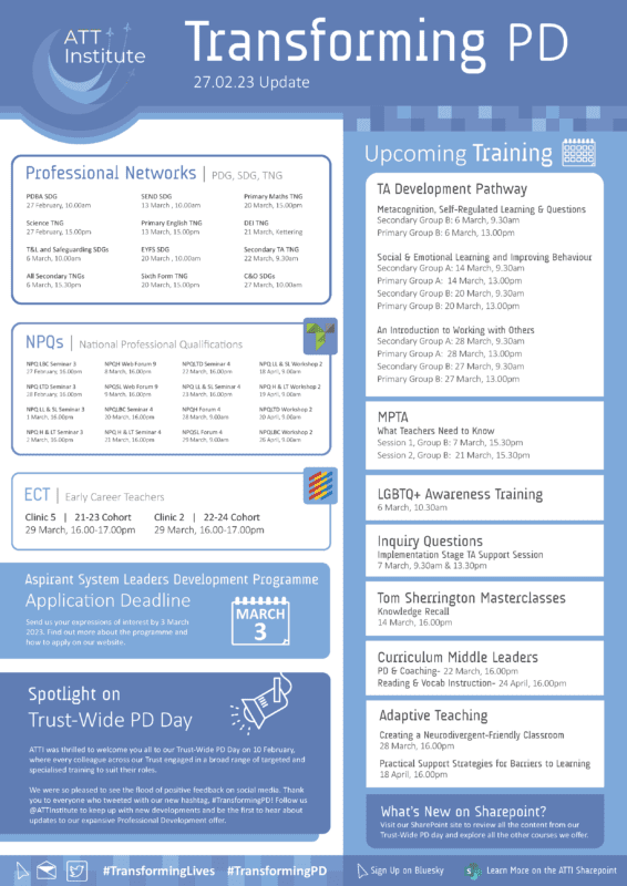 Welcome to ATT Institute - Academy Transformation Trust